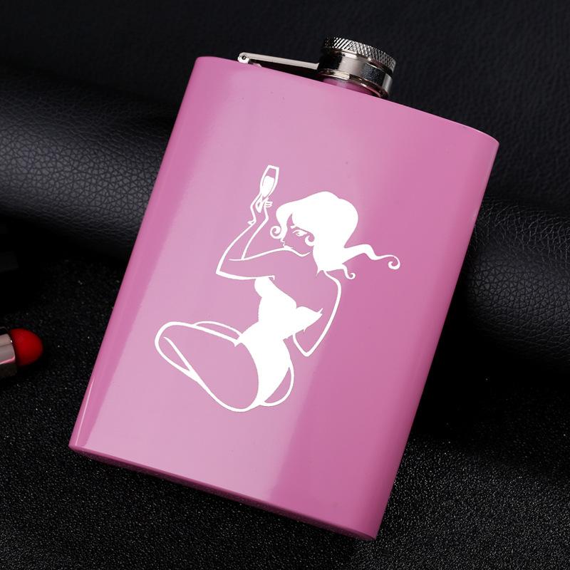 Hip Flask 8 oz Stainless Steel Flask for Alcohol Pocket Bottle - TikTok ...
