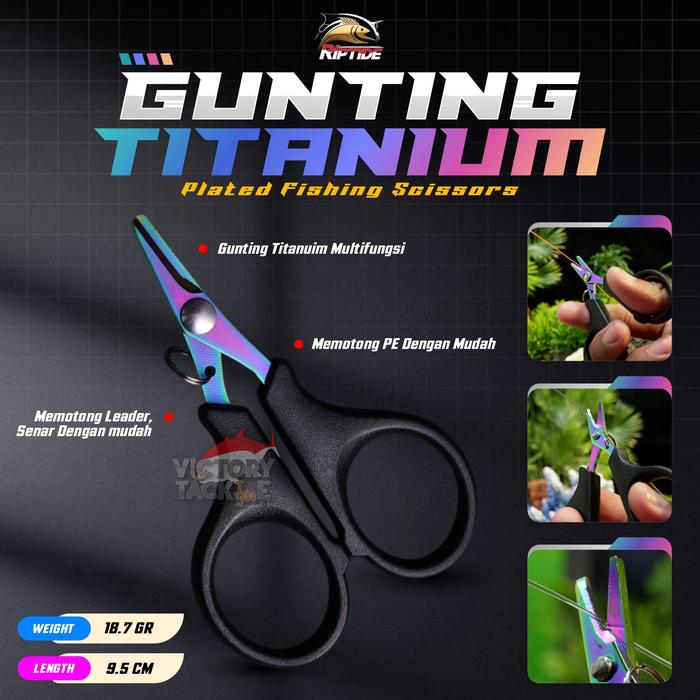 Promo RIPTIDE Fishing Scissor PE Line Braided Gunting Senar Pe Kecil ...