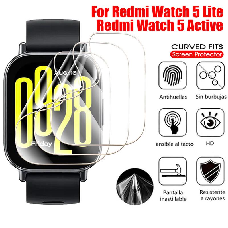 Filem Pelindung Hidrogel, Untuk Redmi Jam Tangan 5 Aktif, Filem ...