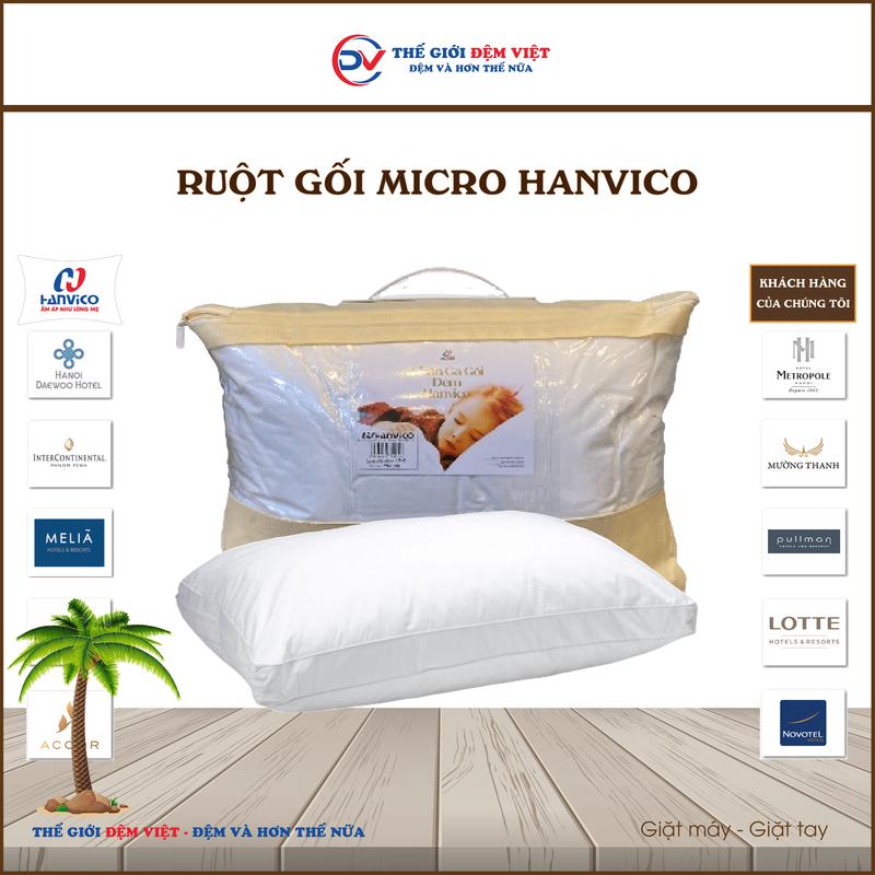 [CHÍNH HÃNG] COMBO 2 RUỘT GỐI HANVICO MICRO - LÔNG VŨ NHÂN TẠO - TikTok ...