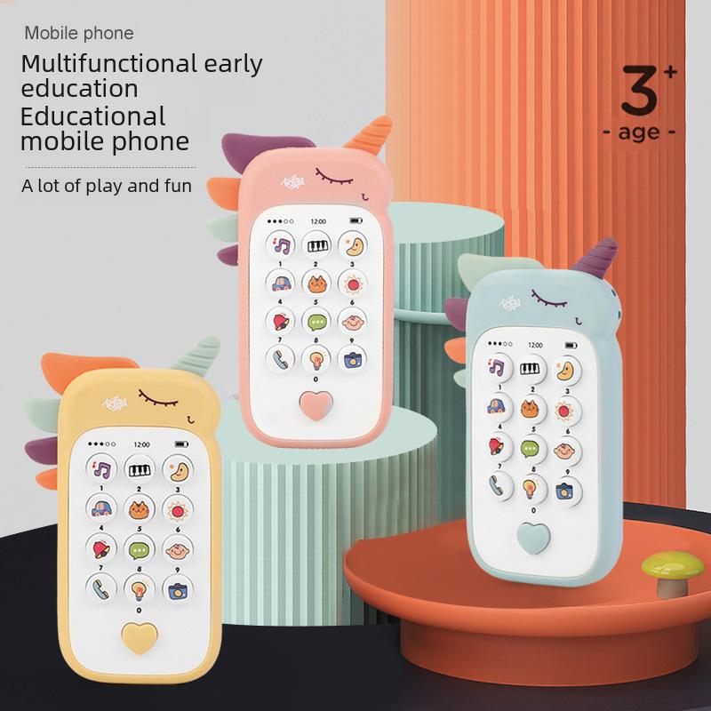 Unicorn Baby Toy Phone Teething Realistic Early Education Children's ...
