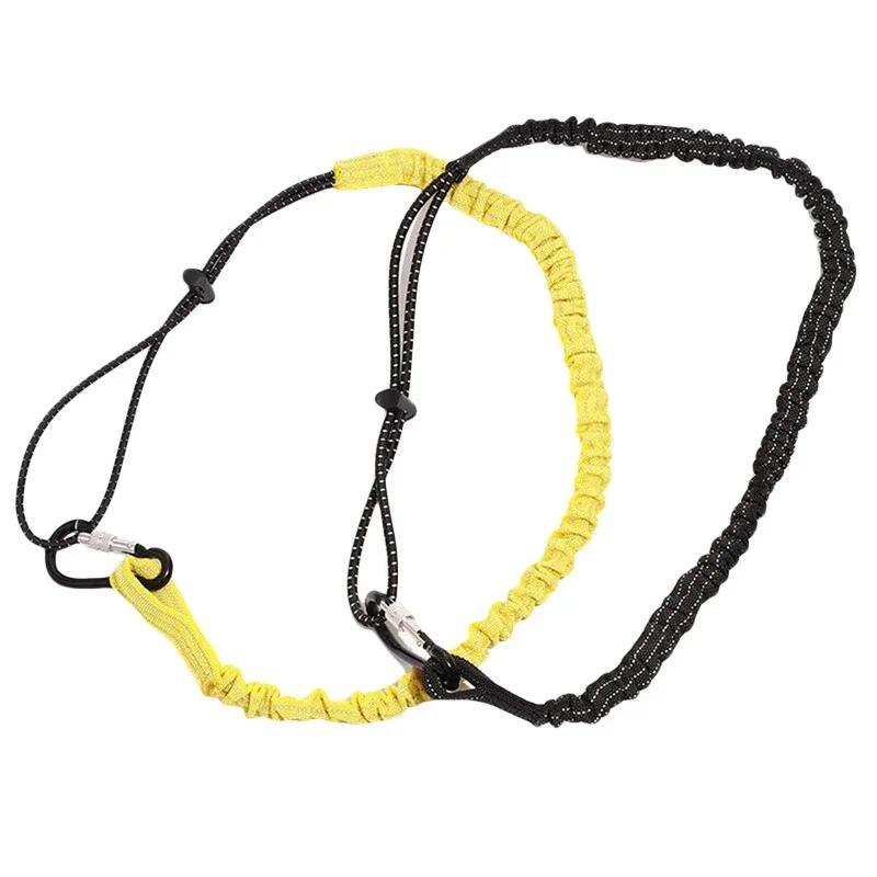 Safety Bungee Tether Tools Lanyard Carabiner Hook Strap Climbing ...