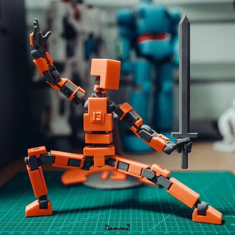 New MINI Dummy 3D Printing Multi-Joint Action Figure Lucky 1 - TikTok ...