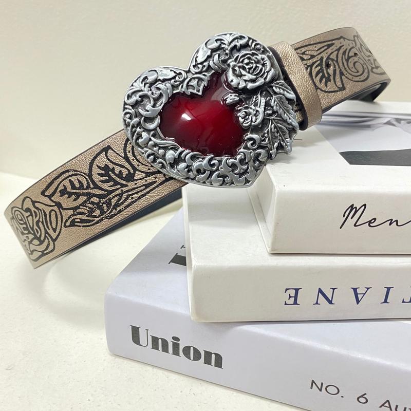 Punk Y2g Hot Girl All-Match Gothic Dark Style Belt Retro Personalized ...