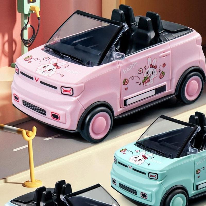 Children's Toy Car Cute Cartoon Convertible Sports Car Girl Plastic ...