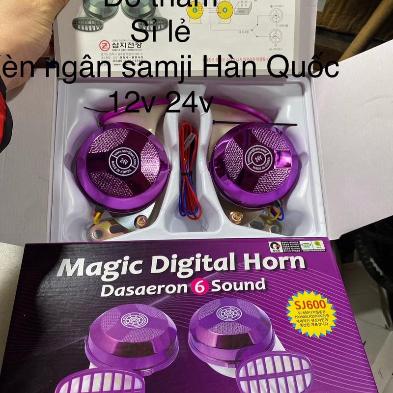 còi ngân, cặp còi ngân 6 tiếng Sam ji tiếng Hàn Quốc 12v 24 - TikTok ...
