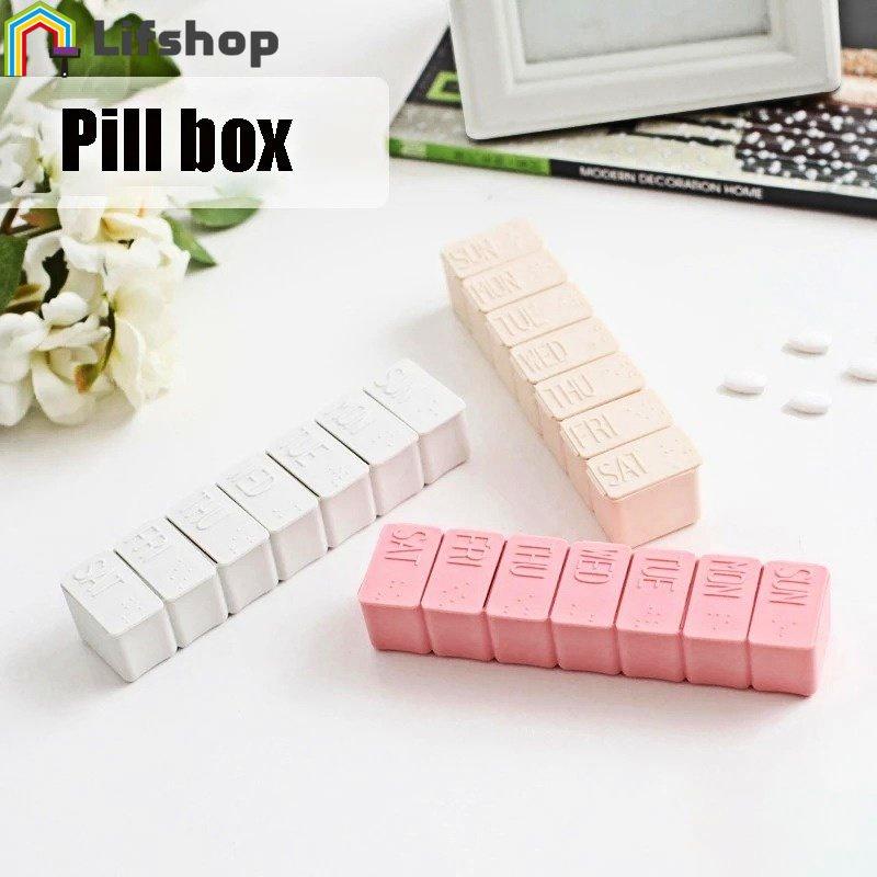7 Day Travel Portable Pill Box/ Weekly Medicine Freestanding - TikTok ...