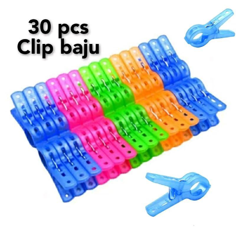 30pcs Cloth Peg Bamboo/Clip Penyepit Baju Sepit Baju/Clip Klip - TikTok ...