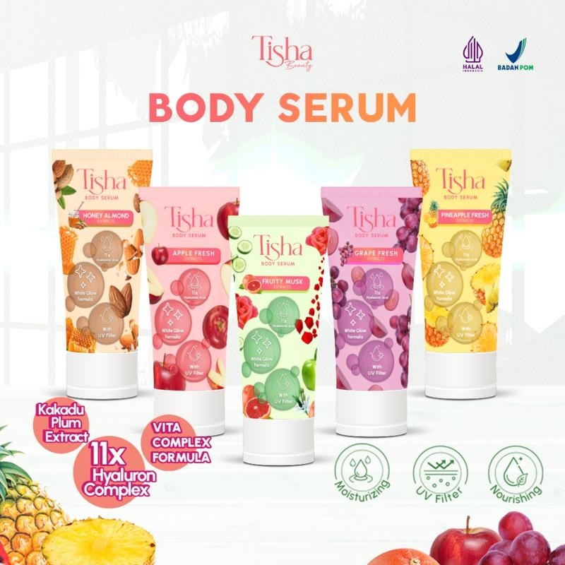 Tisha Beauty Body Serum (FIN'S) Almond Extract Vitamin Saffron - Shop ...