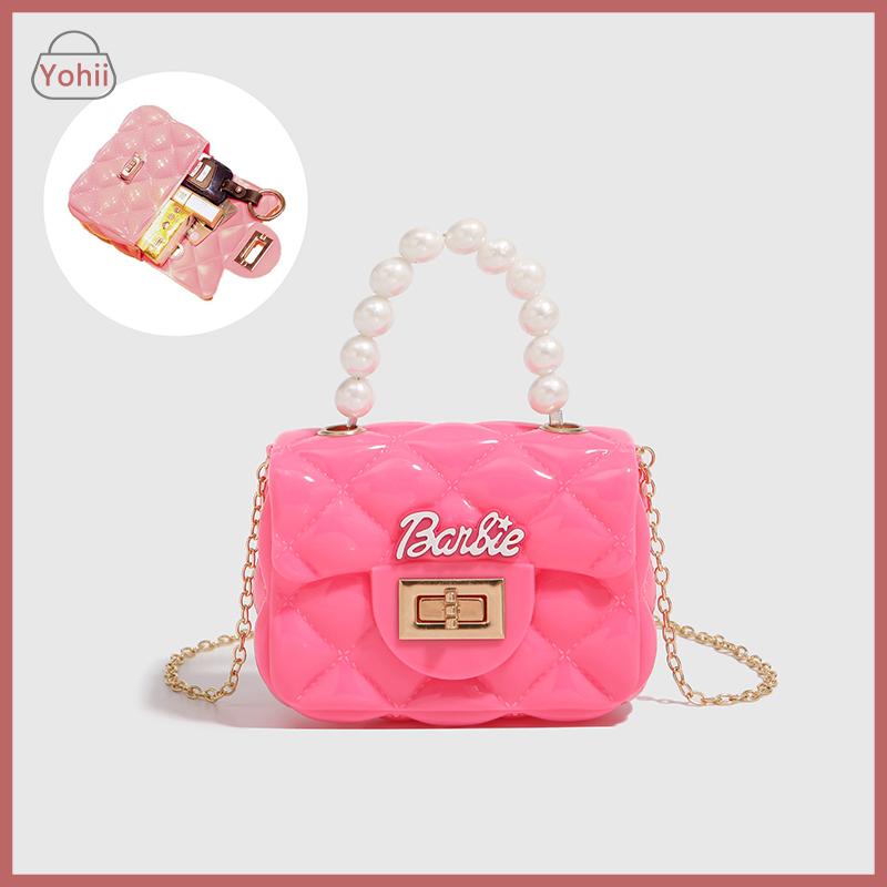 Beg Bahu Rantai Fesyen, Barbie, Beg Tangan, dengan Penutup Fon - TikTok ...