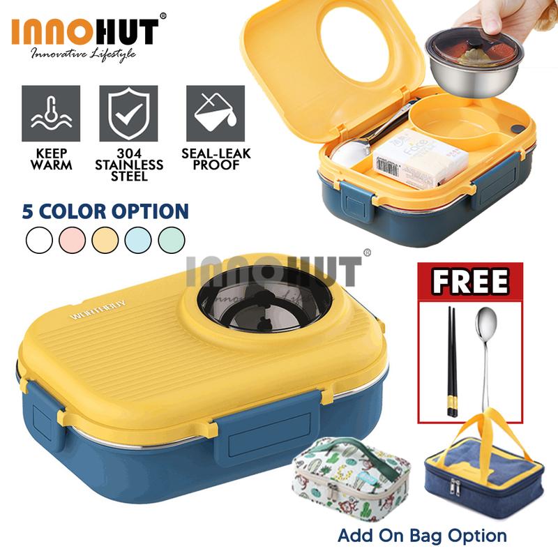 Innohut Double Layer Thermal Insulated Lunch Box Food Storag - TikTok ...