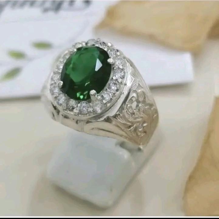cincin batu zamarud asli dalima ready stock - TikTok Shop Malaysia