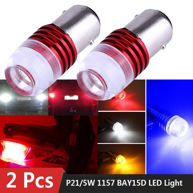 2Pcs Car Motorcycle Strobe Flashing Light 1157 BAY15D P21/5W - TikTok ...