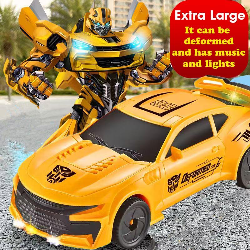 Remote Control Transformable Robot/Car Transformers Toy Car Light ...