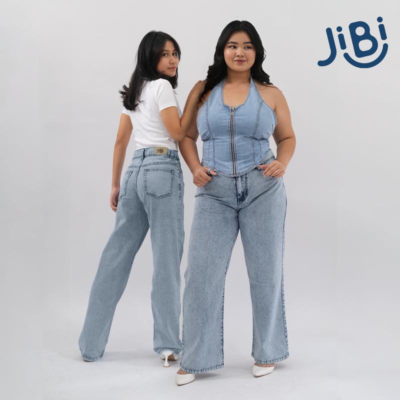 JIBI - Chic Culottes Jeans - Light Snowblue - Kulot Jeans - Shop ...