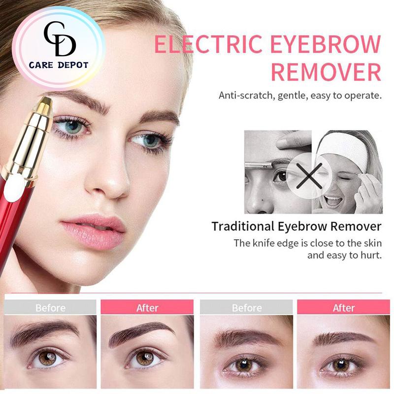Electric Eyebrow Trimmer Rechargeable Eyebrow Remover Eyebro - TikTok ...