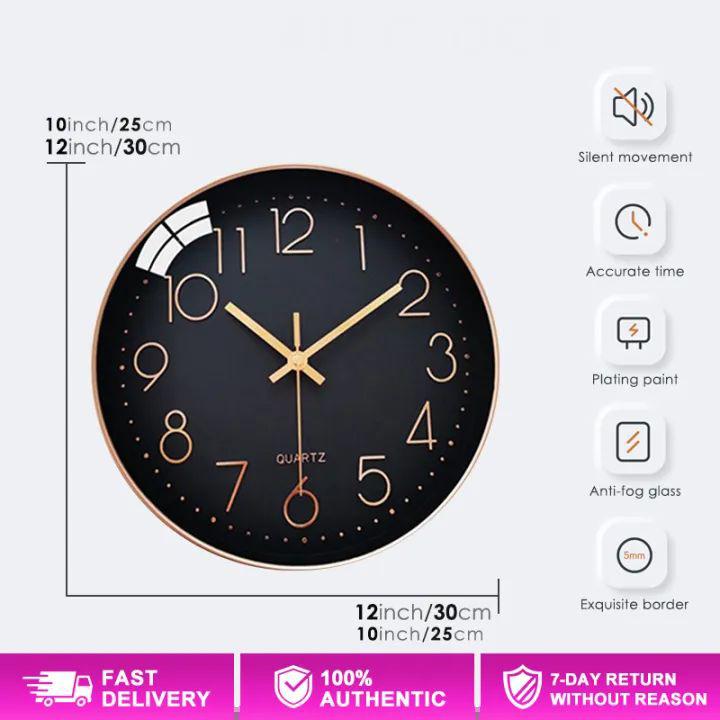 Wall clock for living room modern minimalist living room hom - TikTok ...