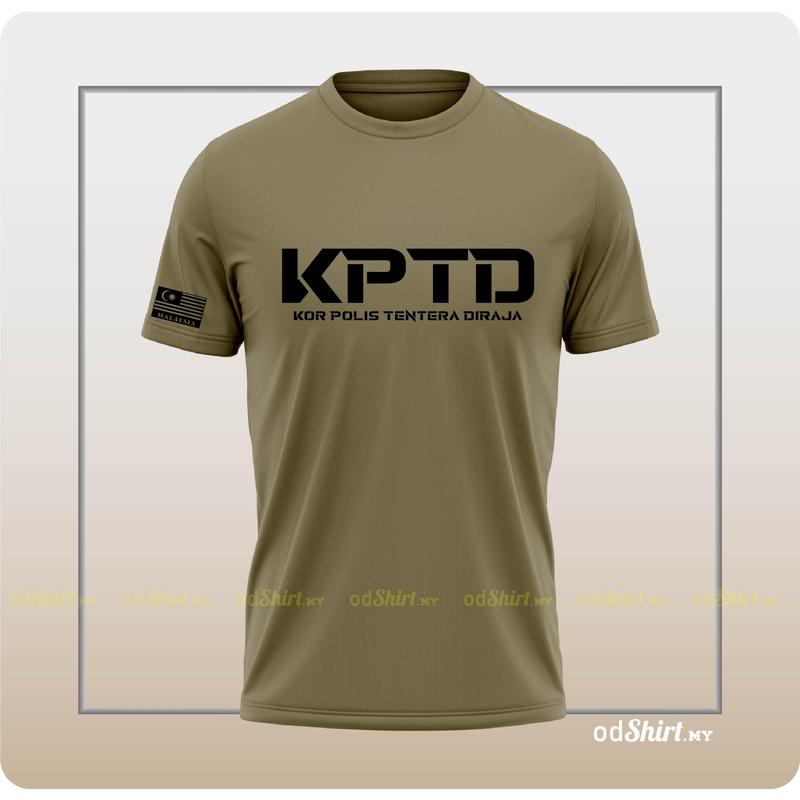 MP Baju KPTD Army Style T-Shirt Material Microfiber Color Sand - TikTok ...