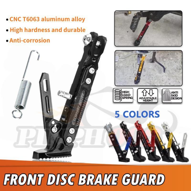 Full Aluminum Alloy Side Stand / Adjustable Foot Kickstand Universal ...