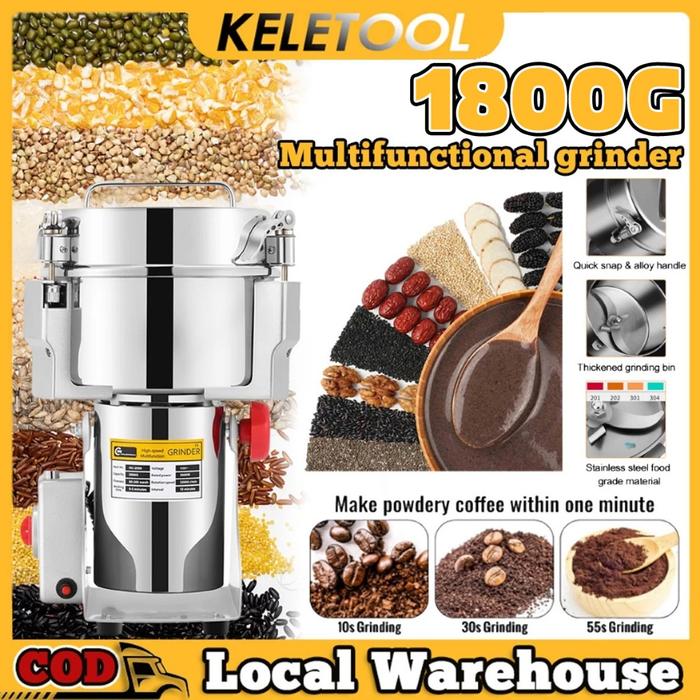 Jual 1200G/800G Mesin Grinder Penggiling Tepung Mesin Giling penggiling ...
