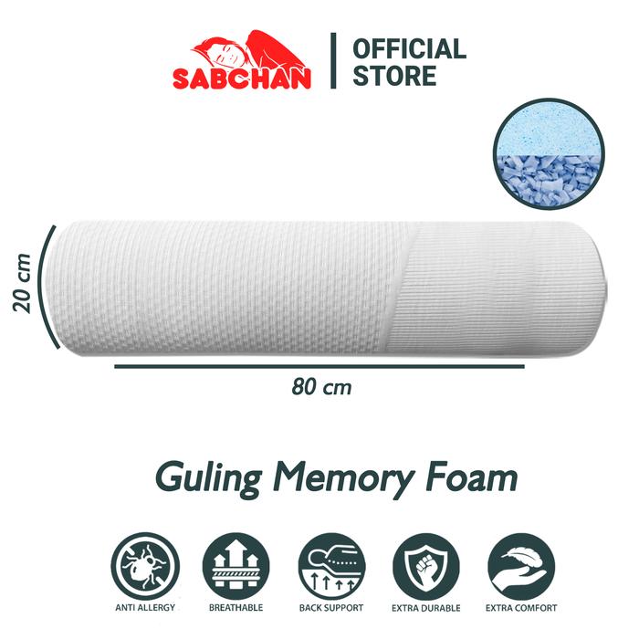 Promo Sabchan - Guling Hotel Memory Foam Bolster Kain knitting - Kab ...
