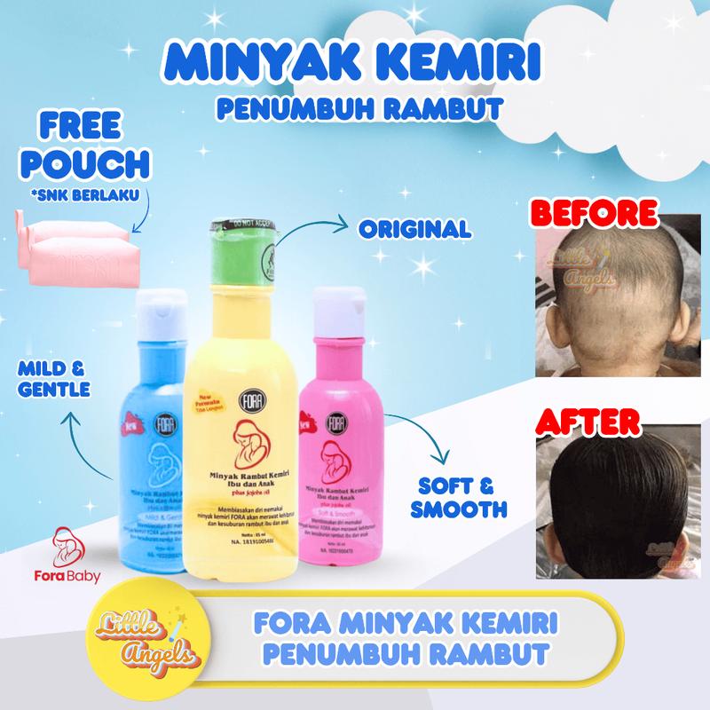 Fora Natures Minyak Kemiri 65Ml Penumbuh Rambut Bayi Baby Hair Growth ...
