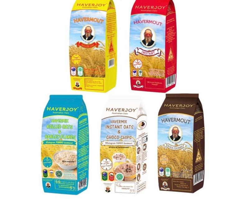 Haverjoy premium Rolled/ Instant OAT 500 gram - Shop | Tokopedia