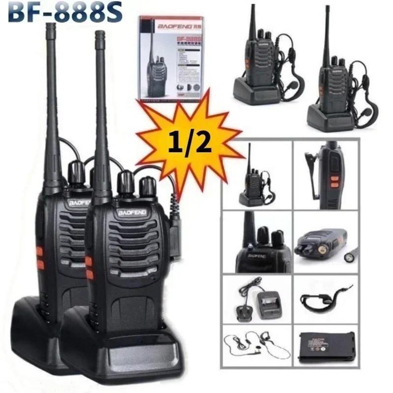 Walkie-Talkie Tanpa Wayar, Julat 5KM, UHF 400-470MHz, Radio Tangan ...