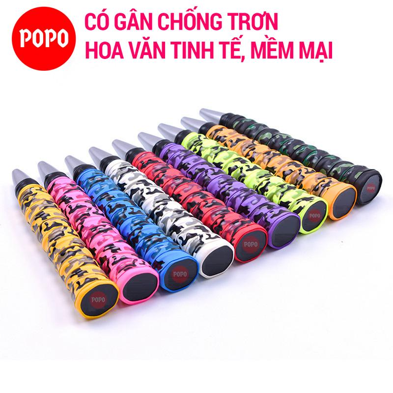 Quấn cán vợt cầu lông POPO GY102 chất liệu cao cấp có lỗ thoáng ...