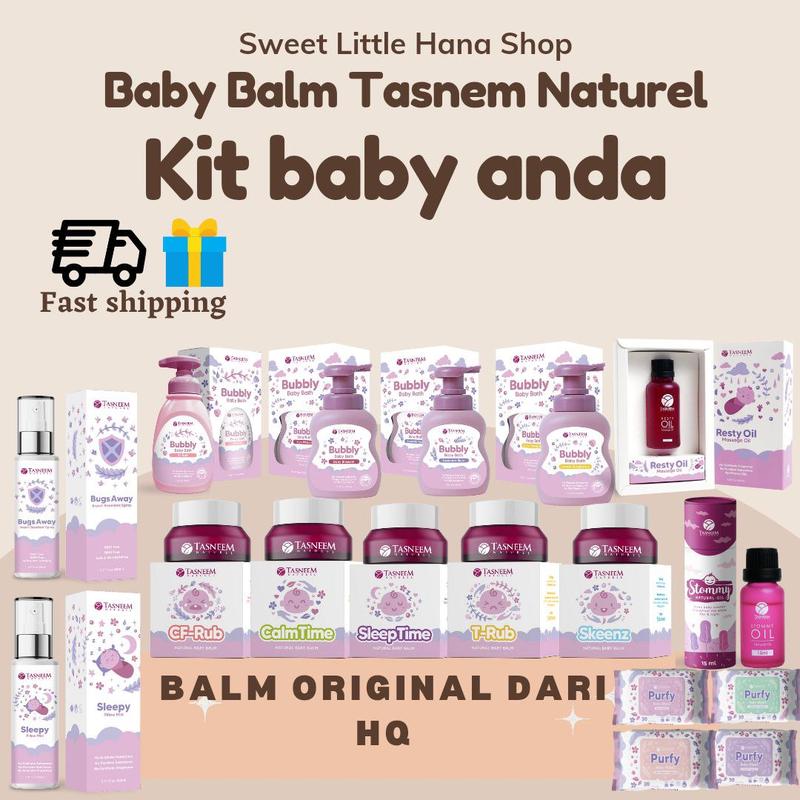 Set Balm Tasneem Naturel II Skeenz II T-Rub II CF-Rub II Sleeptime ...