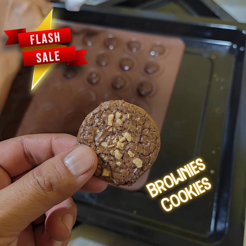 Biskut Rangup Coklat Brownies (zippack) Cookies Homemade Muslim ...