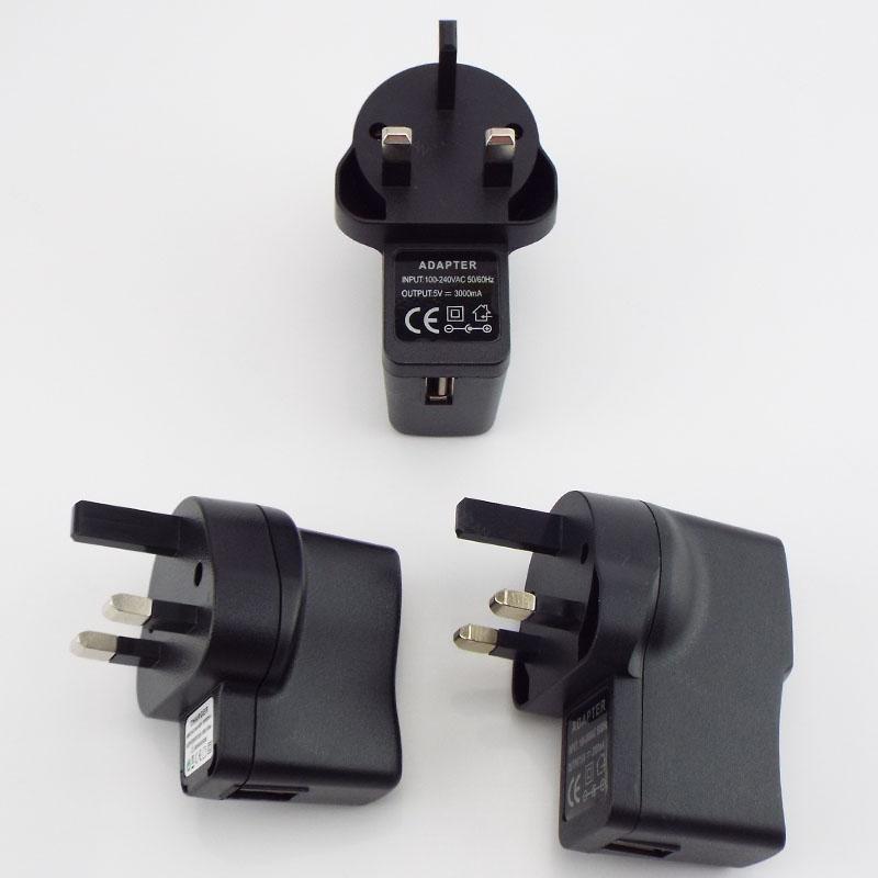 3pin UK plug 100V-240V AC to USB Port DC Power Supply 5V 1A 2A - TikTok ...