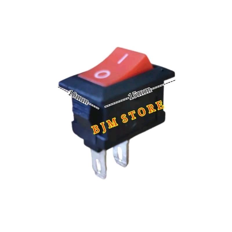 Paket 10 PCS Rocker Switch Mini ON - OFF 2 Pin - 2 Kaki - Saklar - Shop ...