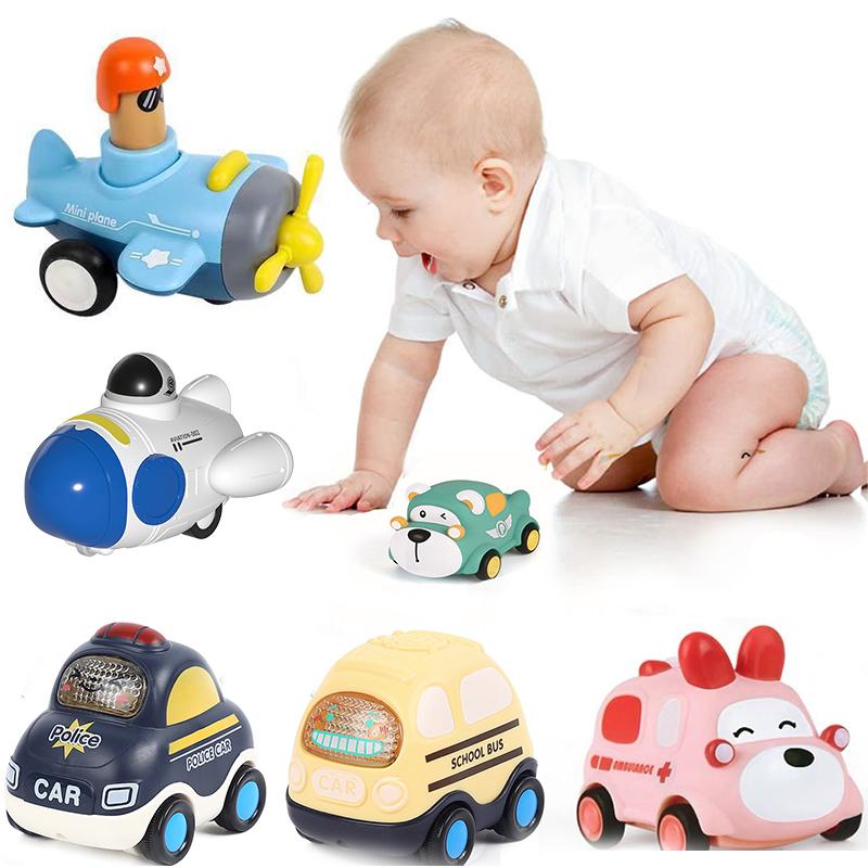 Children Cars Toys for 1-3 Years Boys Cartoon Inertial Train - TikTok ...