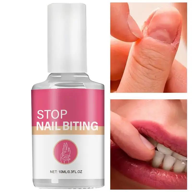 10ML Stop Nail Biting Treatments Liquid Stop Bitter Liquid Cuticle ...