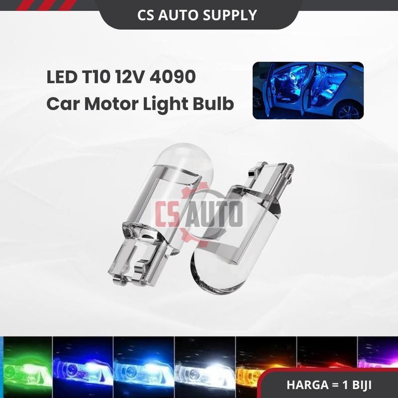 CS LED T10 12V 4090 Bulb Bright White Red Yellow Ice Blue Green ...