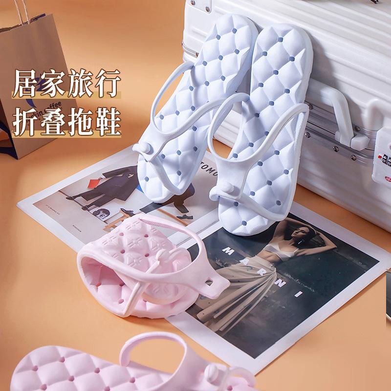 Portable Folding Slippers Travel Swimming Women's Hotel Lightweight ...