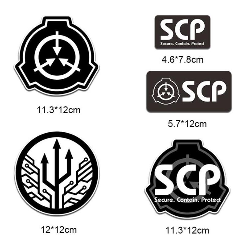 5Pcs SCP Foundation Vinyl Waterproof Sticker for Laptop Guitar - TikTok ...