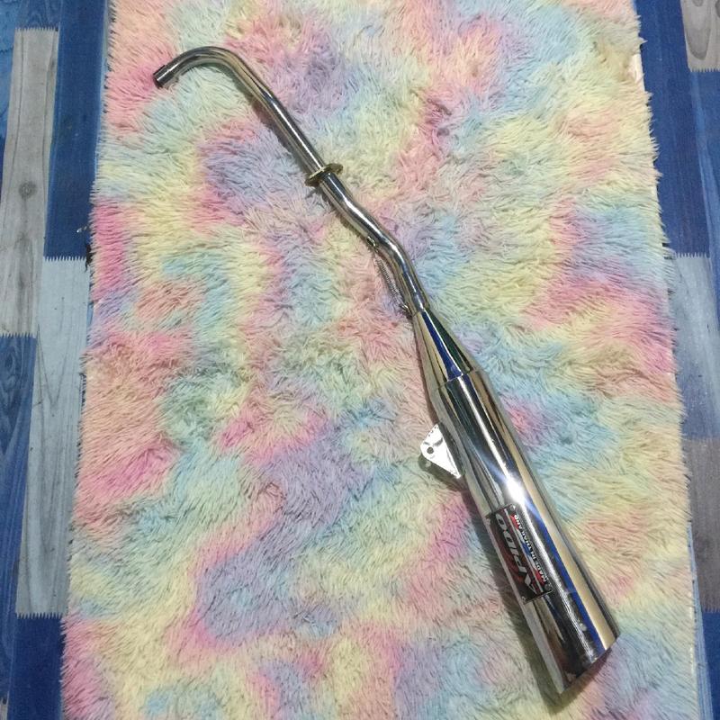 Stainless Chicken Pipe for Smash 115/110 with Tatak Apido (emblem ...