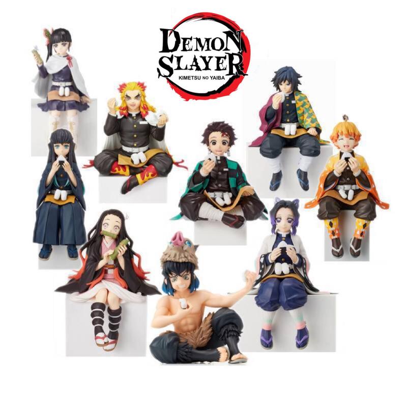 Demon Slayer Eating Onigiri Tanjiro Nezuko Zenitsu Inosuke Rengoku ...