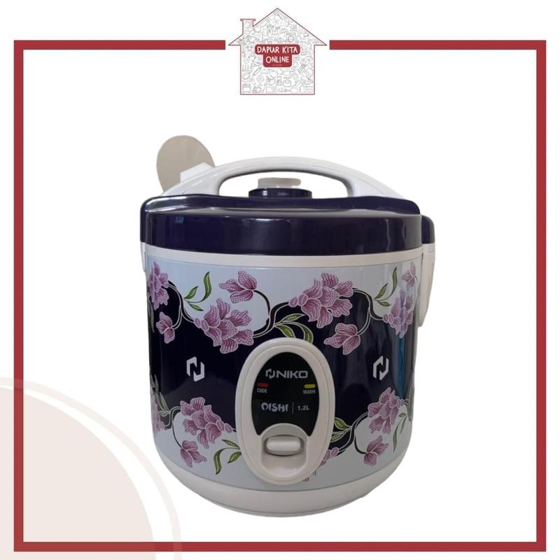 RICE COOKER 3IN1 OISHi BATIK TUTUP KACA 1.2 LITER / PENANAK NASI - Shop ...