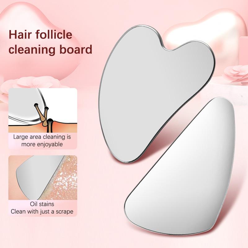Thin Stainless Steel Blackhead Scraper Manual Pore Cleaning - TikTok ...