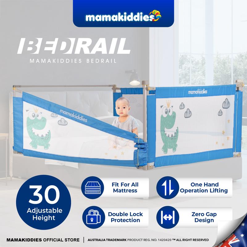 [5th Gen] MAMAKIDDIES Baby Safety Guard Bedrail Anti Fall Baby - TikTok ...