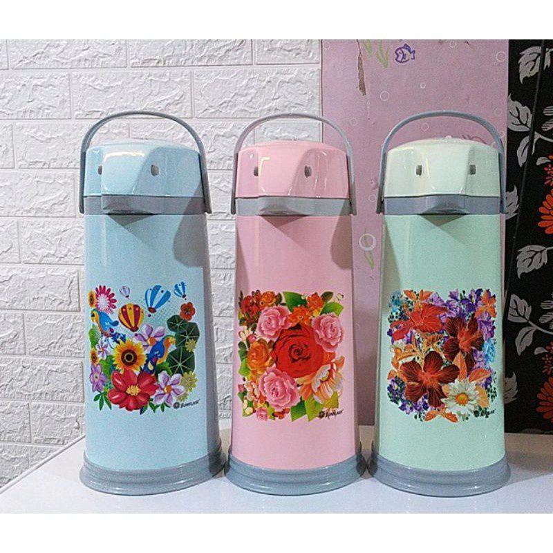 Termos Pencet Sunflask air panas 2,5 Liter Kaca Plastik Vacuum - Shop ...
