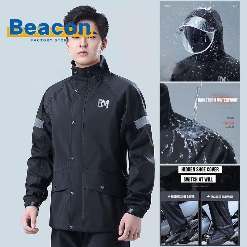 Ready Stock Men's Motorcycle Raincoat Set Waterproof Motorsikal Baju ...