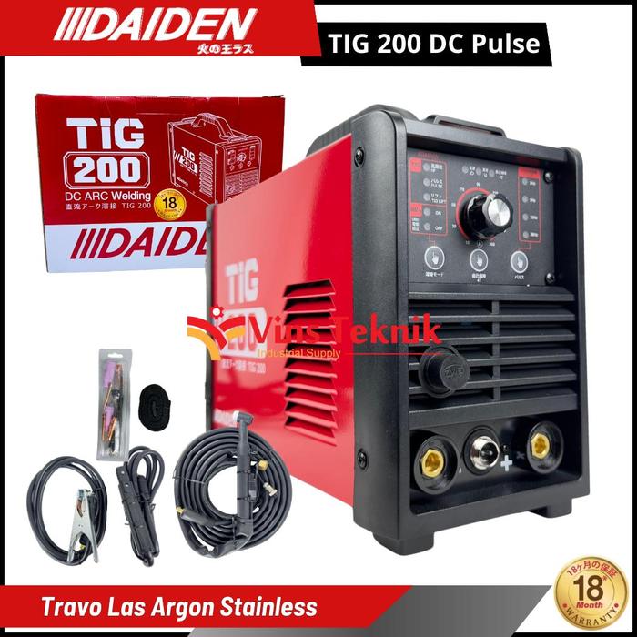 Jual DAIDEN TIG 200 PULSE Mesin Las Listrik Travo Las Inverter Trafo ...