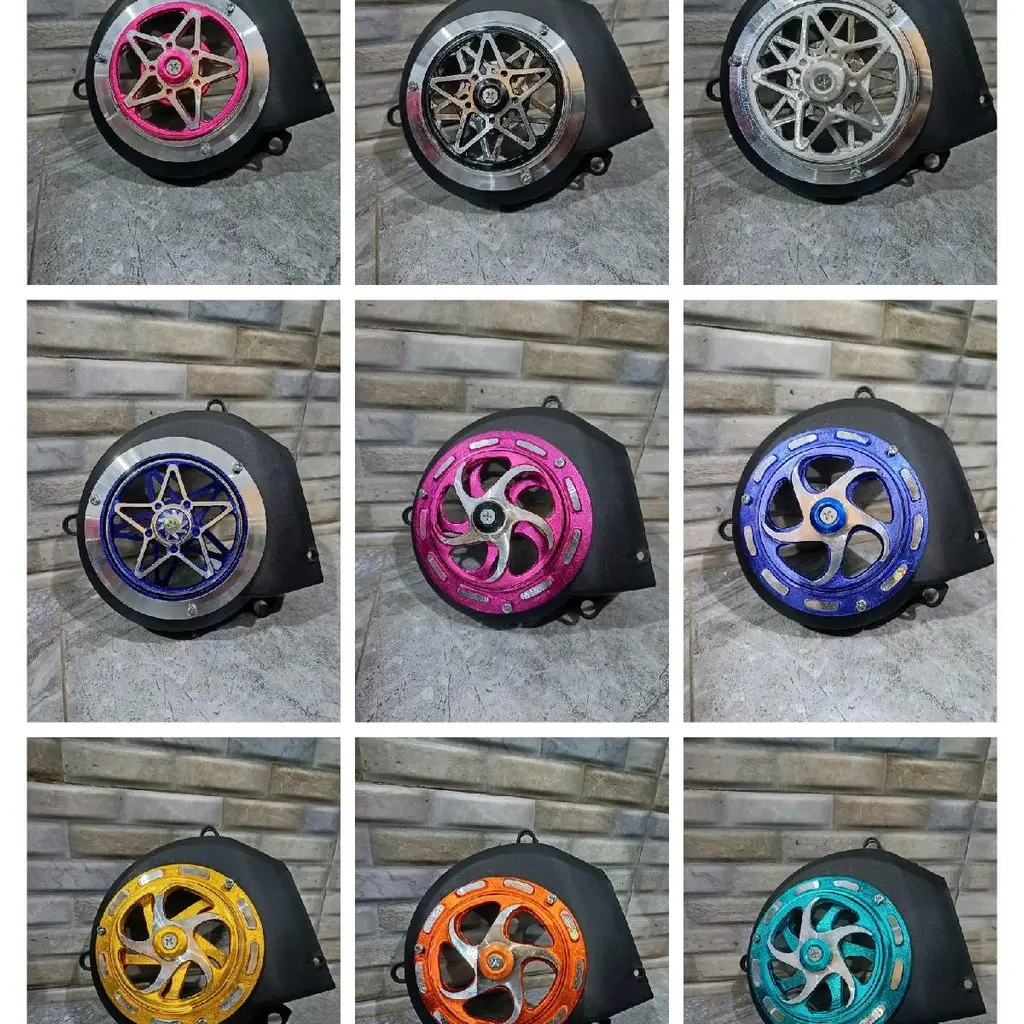 COVER SPINNER Cover Radiator SET Kipas Spinner Bintang FULL ALUMUNIUM ...