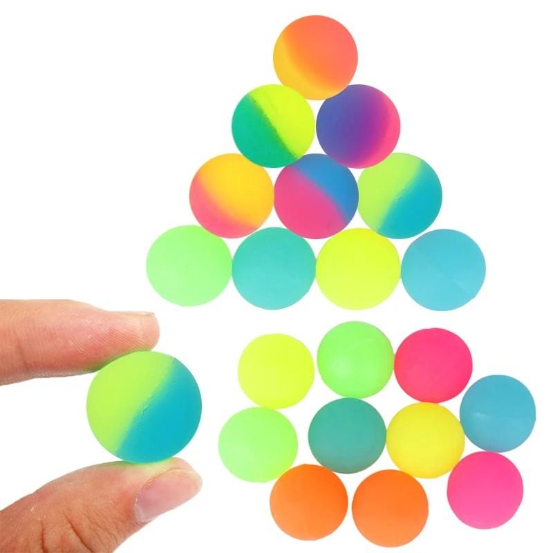10PCS Rubber 25mm Bouncy Balls Children Boy Funny Toy Jumping Balls ...