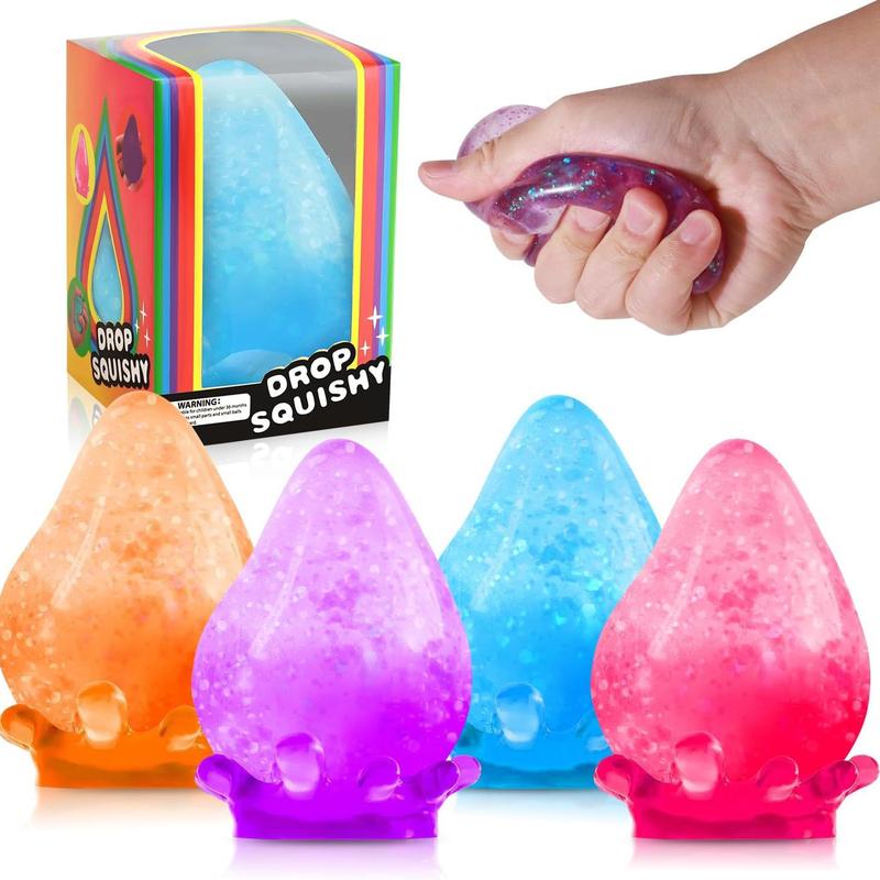 Needoh Sensory Toy Water Drop Maltose Squeeze Stress Relief Toy Dreamy ...