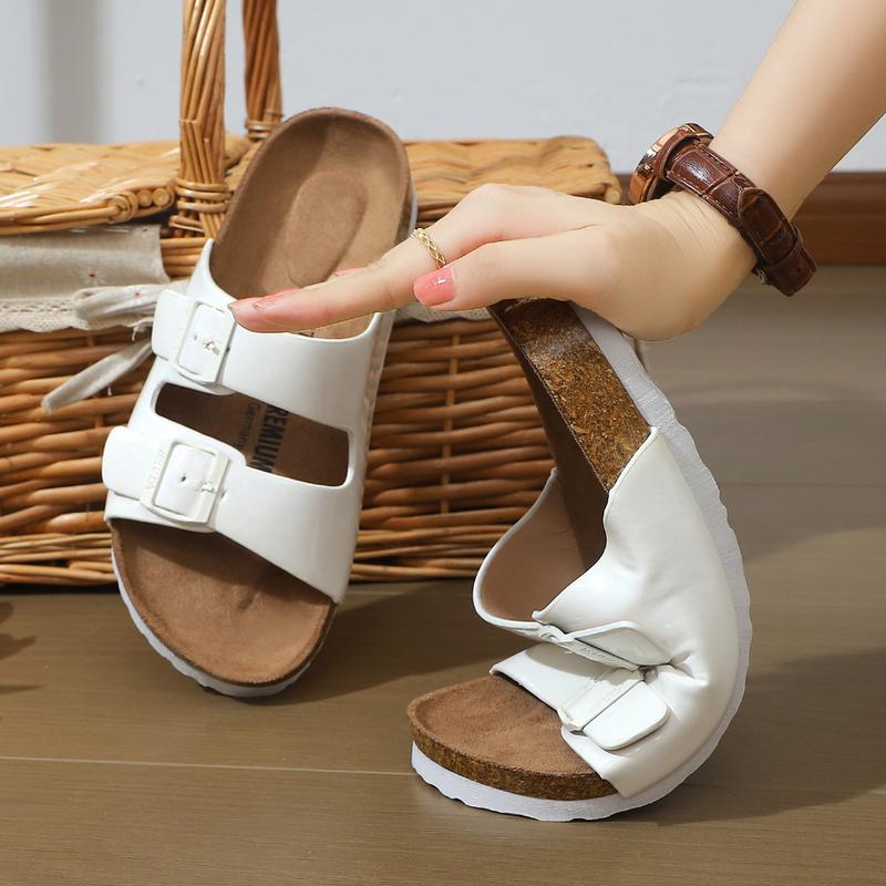 New Two Strap Women Outdoor Slippers Nylon Fabric Smooth Surface ...